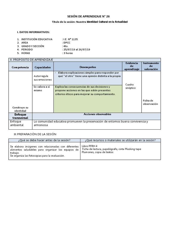 Identidad Cultural en Secundaria | PDF | Sociedad | Aprendizaje