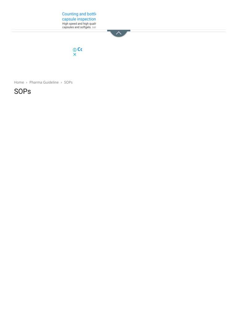 SOPs - Pharma Pathway | PDF | Pharmaceutical