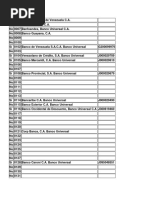 Codigos de Bancos | PDF | Bancos | Servicios financieros