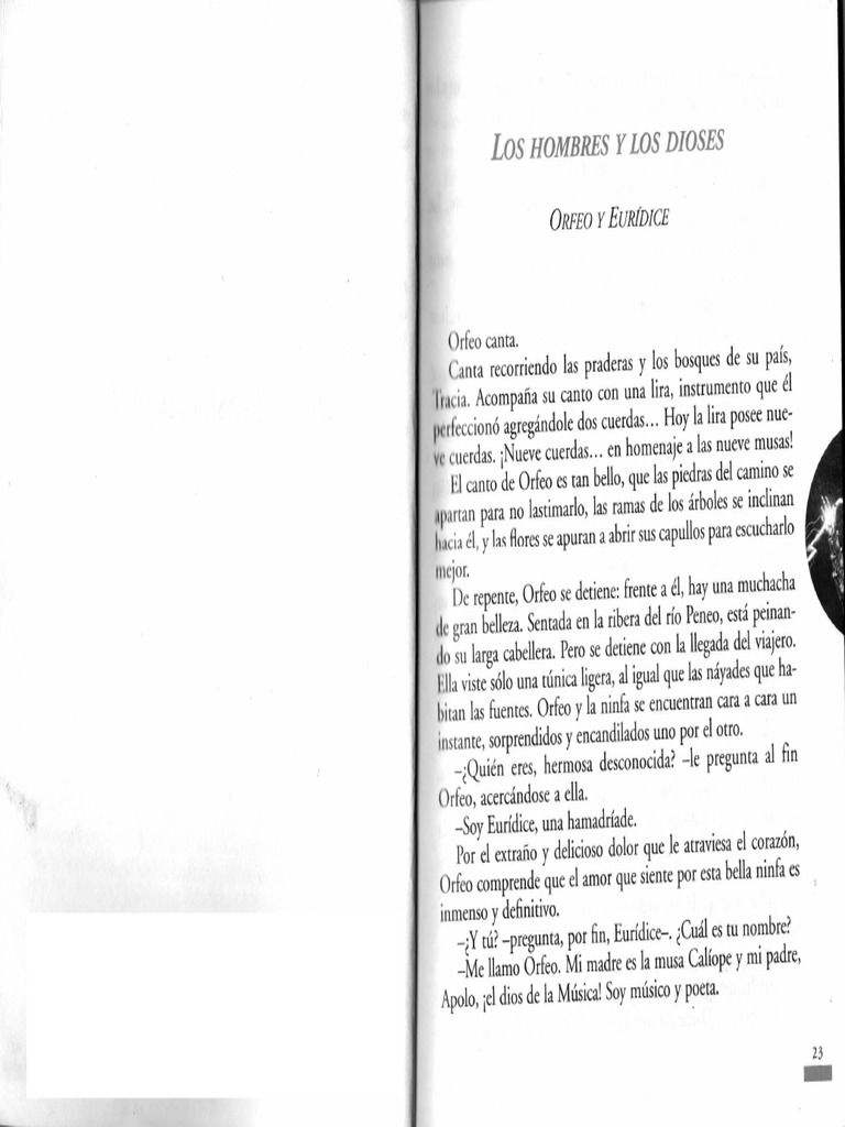 Orfeo y Eurídice | PDF