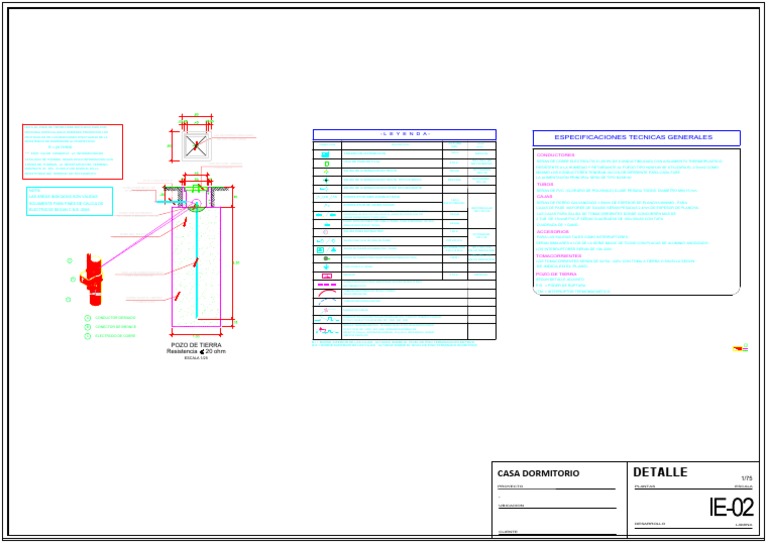 Plano Electrico - Pozo A Tierra | PDF | Sustancias químicas ...