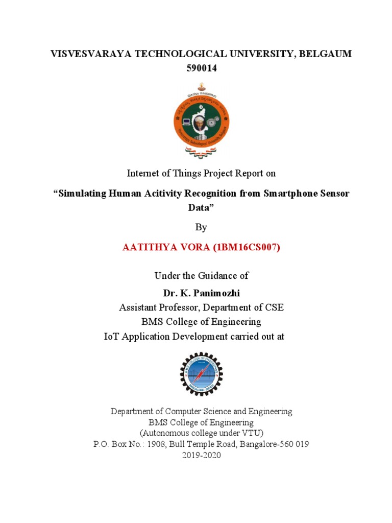 IoT Project Report | PDF | Artificial Neural Network | Internet Of Things