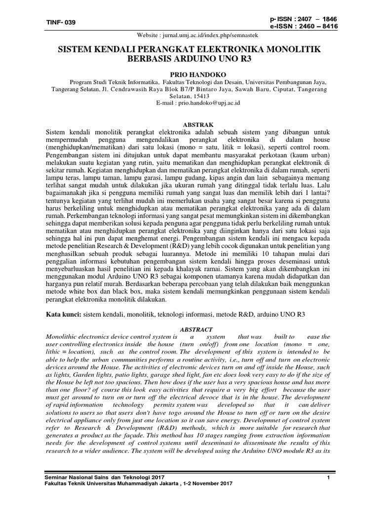 Jurnal Arduino PDF | PDF