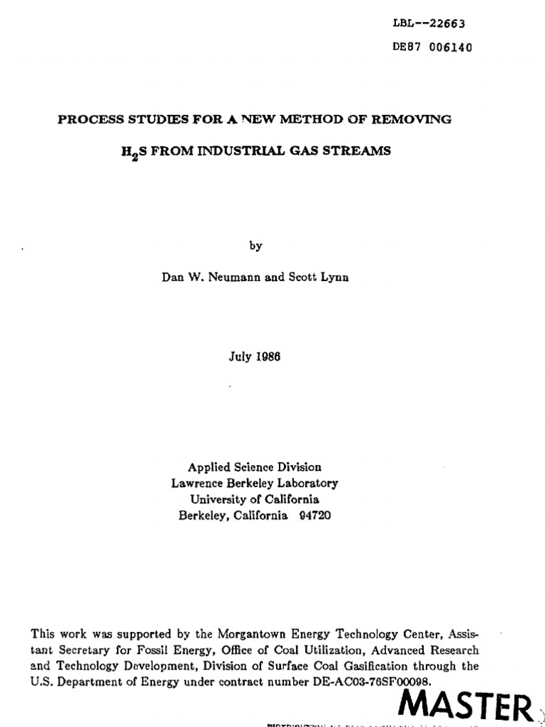 1741094 | PDF | Sulfur | Catalysis