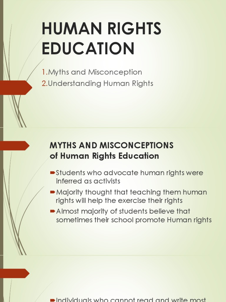 Human Rights Education | PDF | Human Rights | Rights