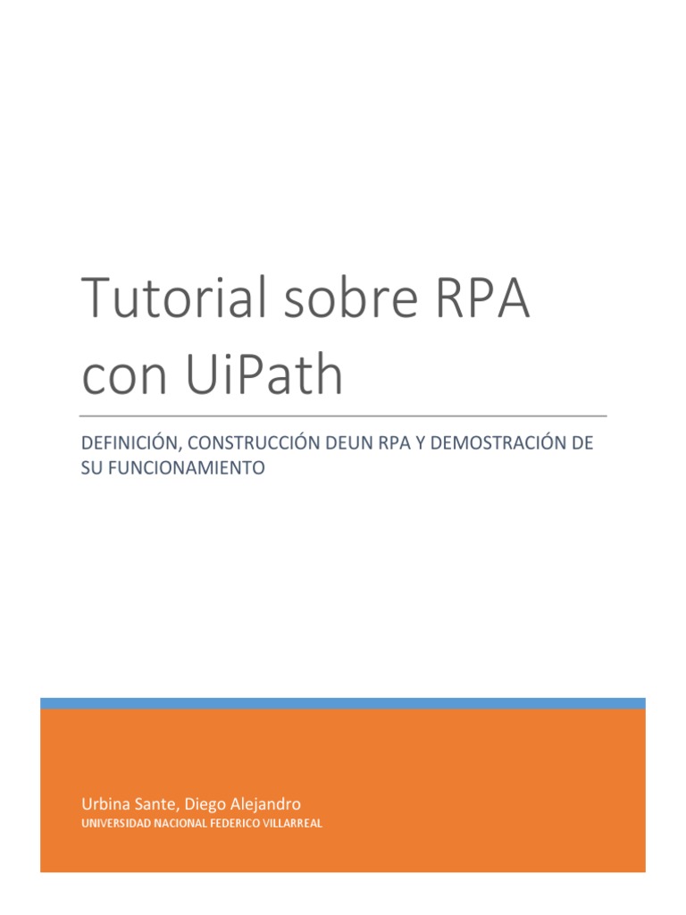Ui Path | PDF | Robot | Robótica