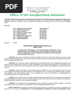 SK Resolution | PDF | Philippines | Government