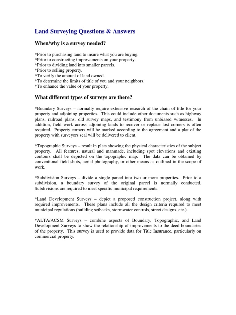 Sample Survey | PDF | Surveying | Land Lot