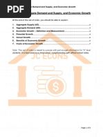 Comprehensive Economics Cheat Sheet | PDF | Demand | Supply (Economics)
