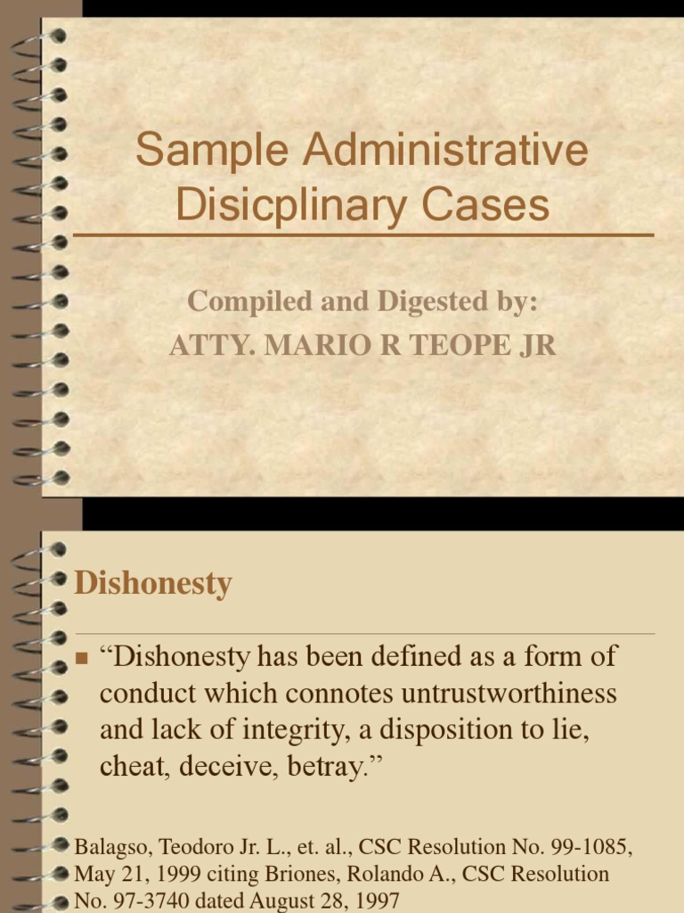 Notoriously Undesirable Cases Explained | PDF | Government Information ...
