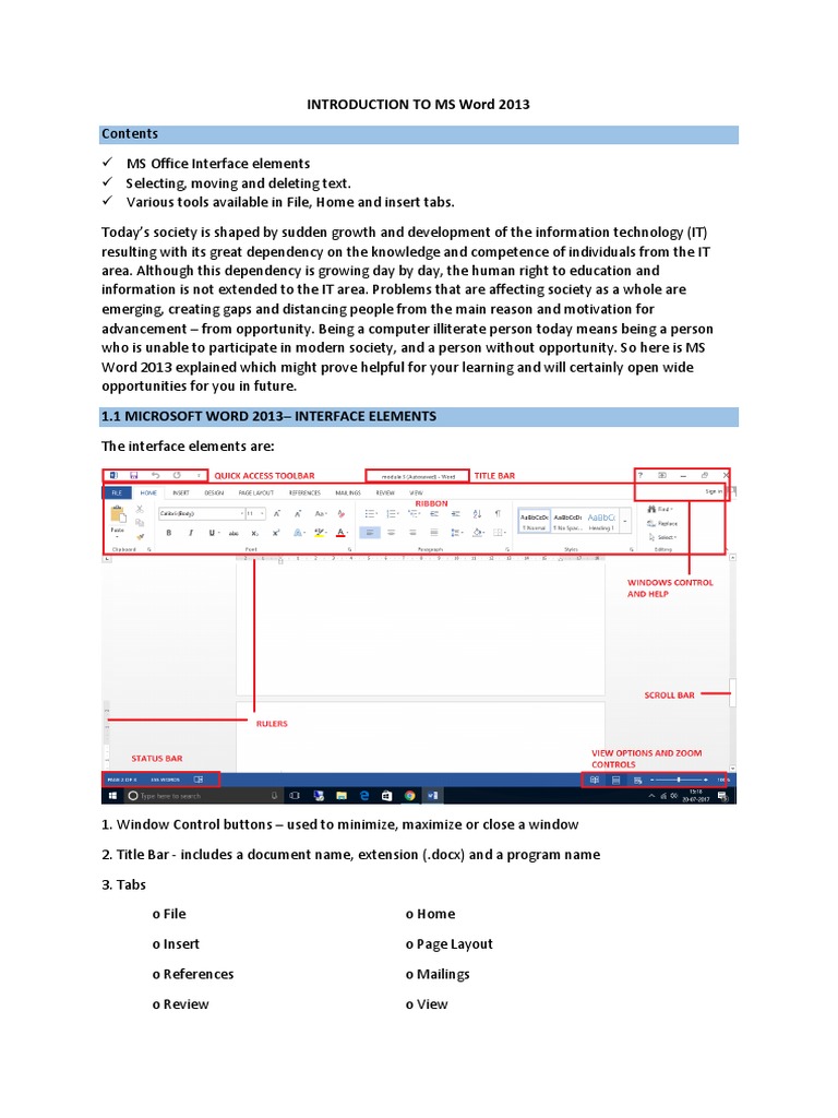 MS Word Basics Icd 10 | PDF | Computer Keyboard | Microsoft Word