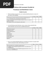 Audit C-TPAT (Checklist) | PDF