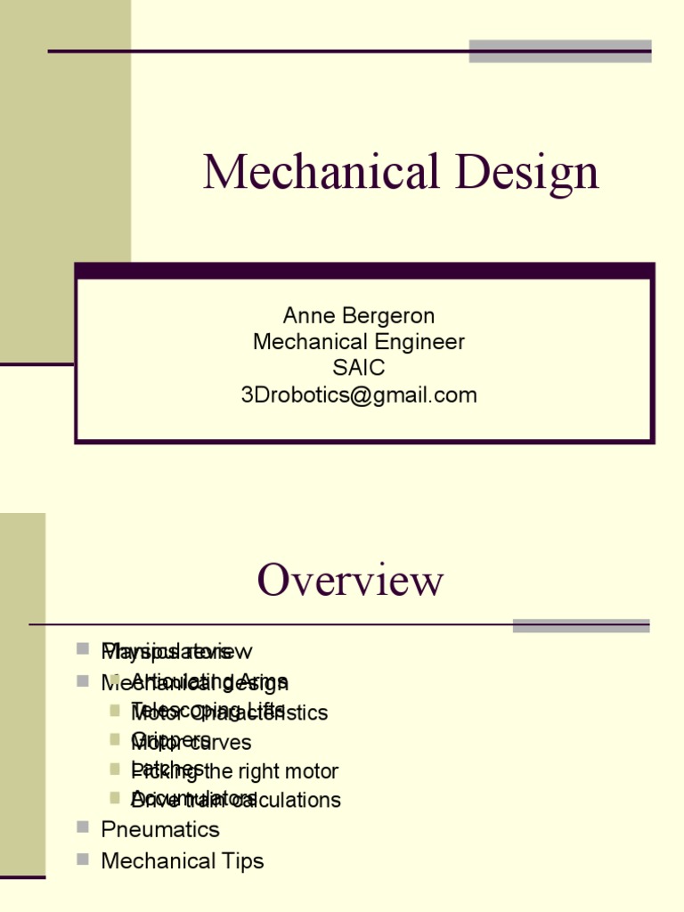 Mechanical Design Final | PDF | Brake | Actuator