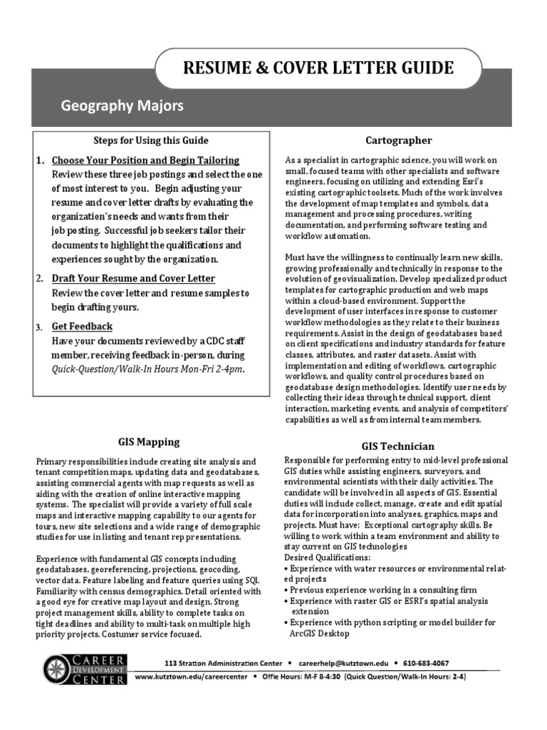 Cover Letter | PDF | Geographic Information System | Geography
