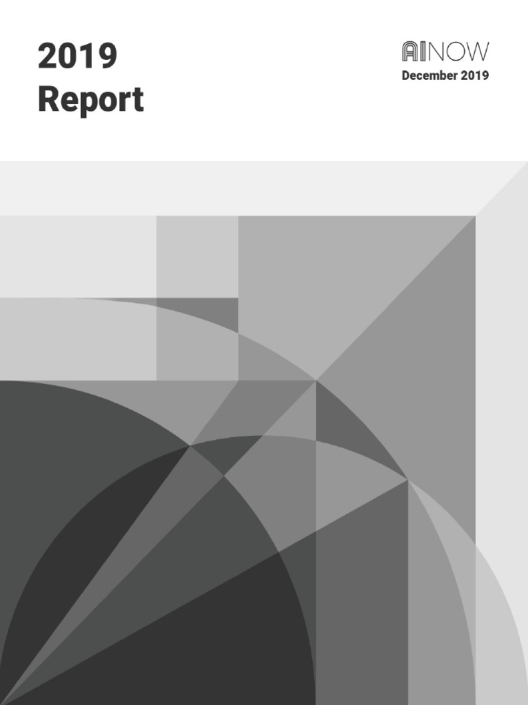 AI Now 2019 Report PDF | PDF | Artificial Intelligence | Intelligence ...