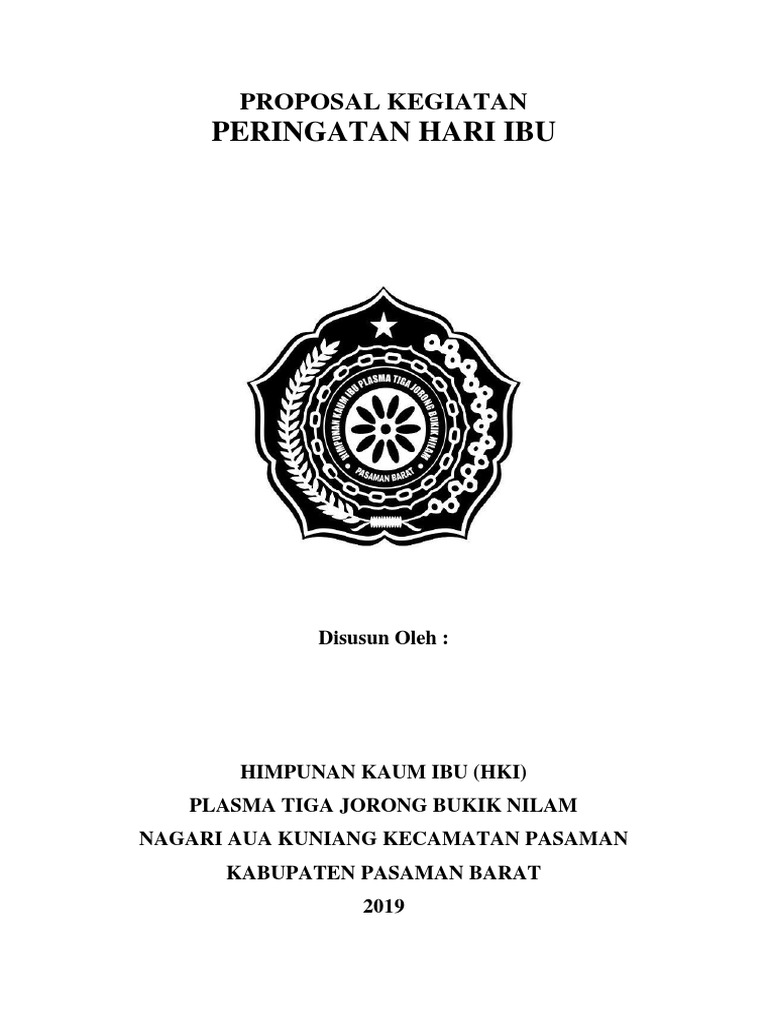 Proposal Kegiatan Hari Ibu | PDF
