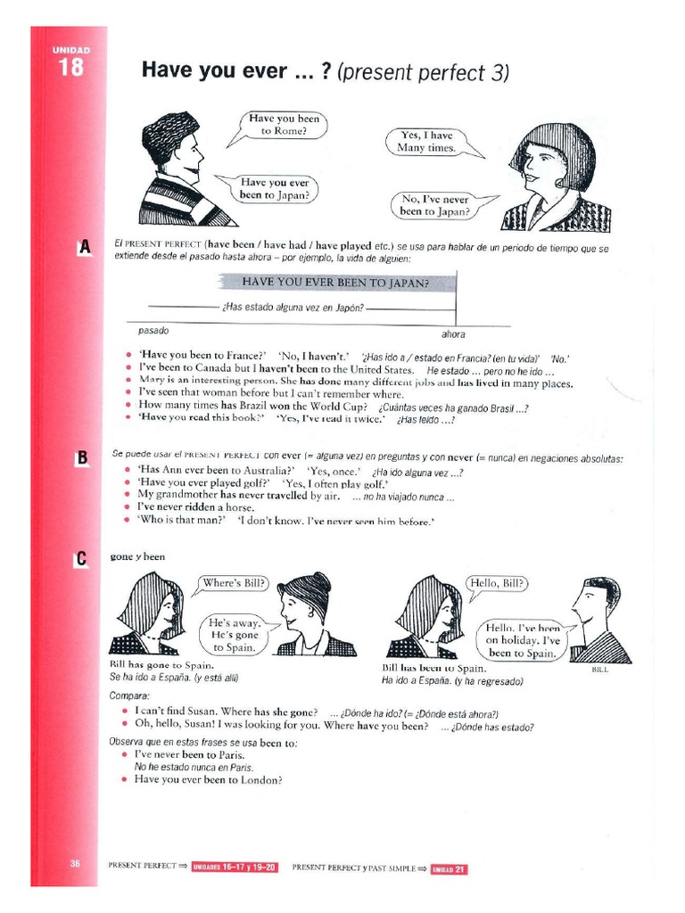 Presente Perfecto Prueba 300 | PDF