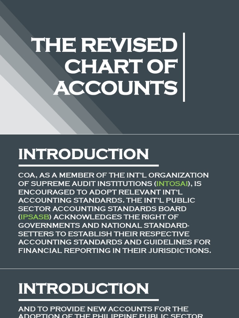 The Revised Unified Accounts Code Structure: An Overview of the ...