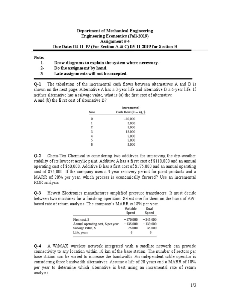 Assignment 4 | PDF | Interest | Economies