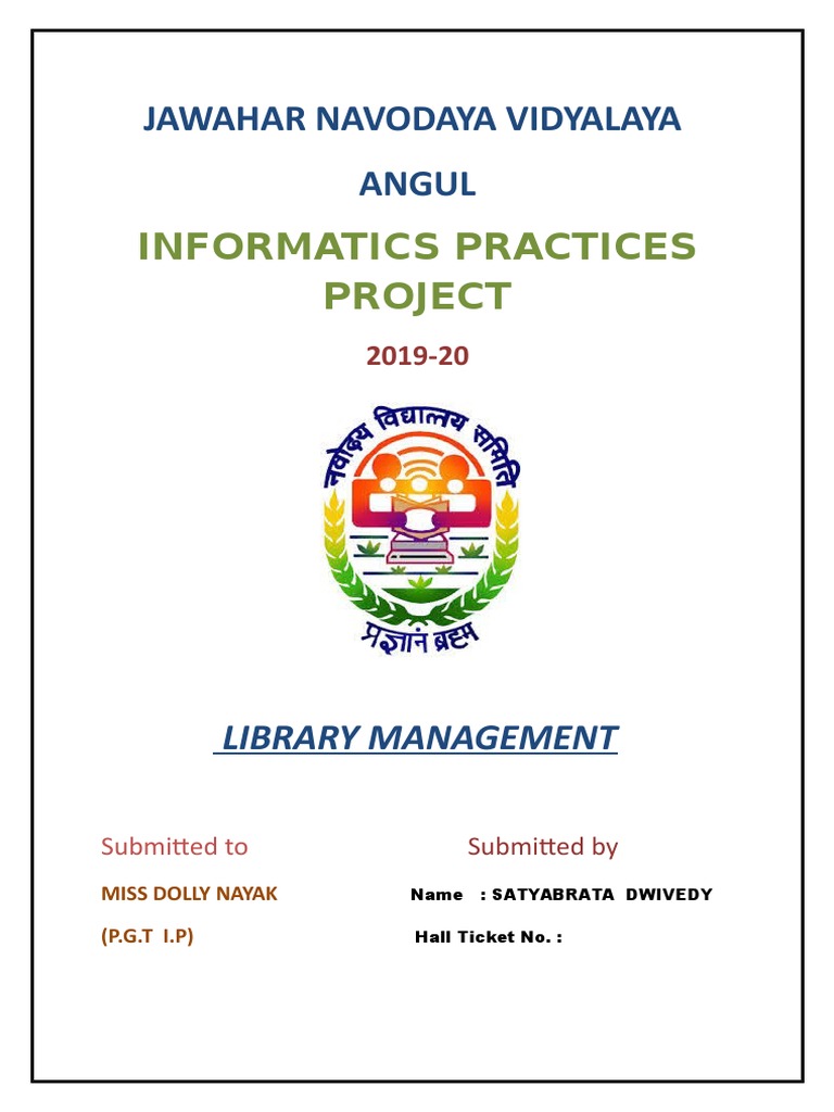 Library Management Project | PDF | Sql | Data Management