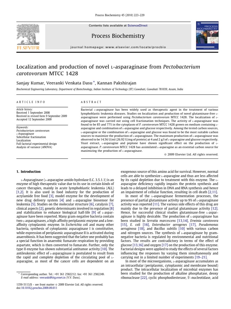 Kumar Et Al 2010 Pdf Pdf Chemistry Biology