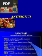 Antibiotic Chart | PDF | Antibiotics | Drugs