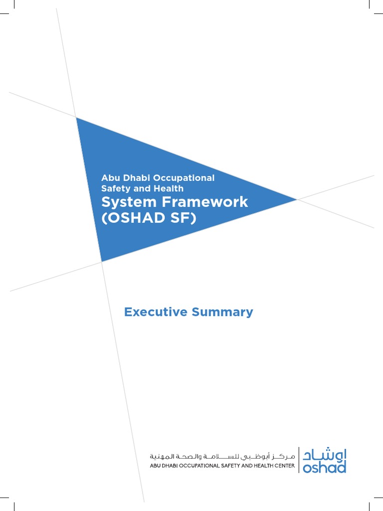 Abu Dhabi OSHAD Framework Overview | PDF | Occupational Safety And ...