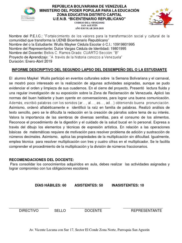 BOLETAS PARA IMPRIMIR Lista PDF | PDF | Venezuela | Maestros