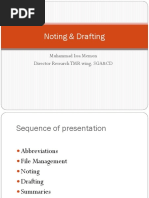 Noting and Drafting Office Communication - PPTs | PDF | Communication | Government Of India