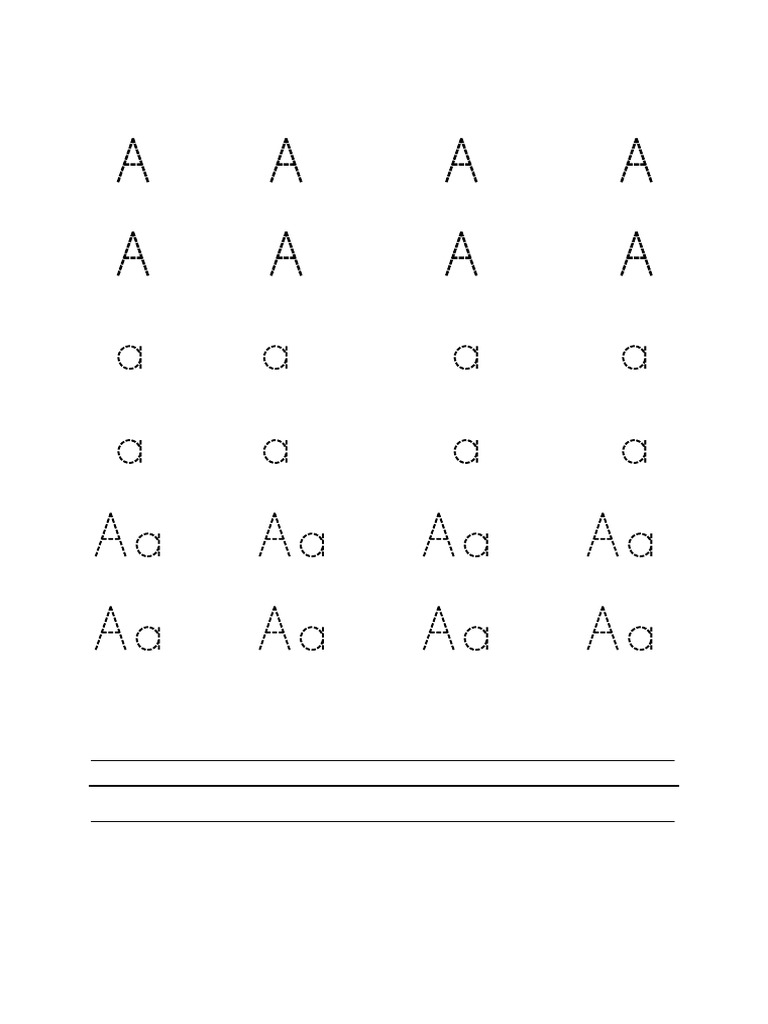 Tracing Vowels PDF | PDF