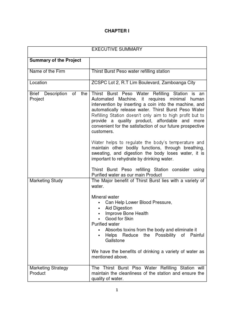 FS Sample Final Edited | PDF | Partnership | Drinking Water