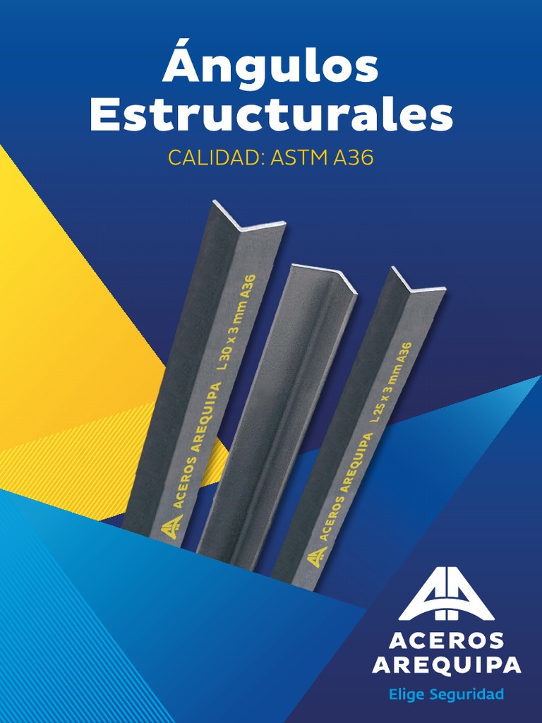 Ángulos Estructurales - Aceros Arequipa PDF | PDF