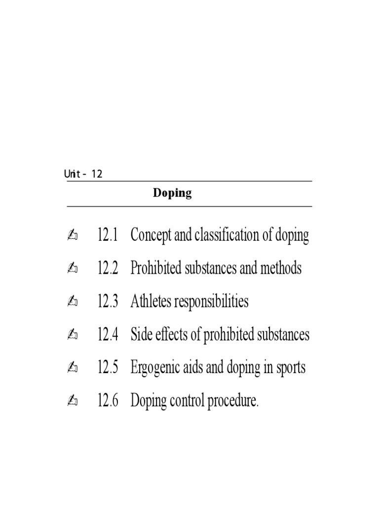 Anti-Doping Guide for Athletes | PDF | Doping In Sport | Blood