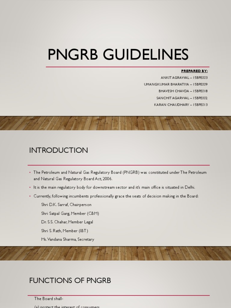 PNGRB Guidelines Overview | PDF | Natural Gas | Pipeline Transport