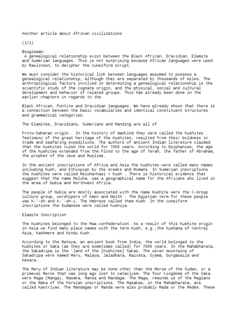 Proto-Saharan Language Connections | PDF | Isis | Semiotics