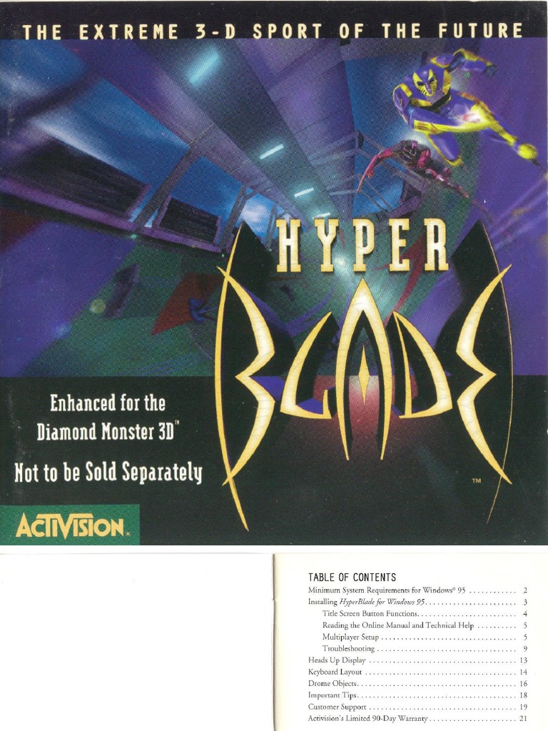 HyperBlade Game Installation Guide | PDF | Digital Technology | Software