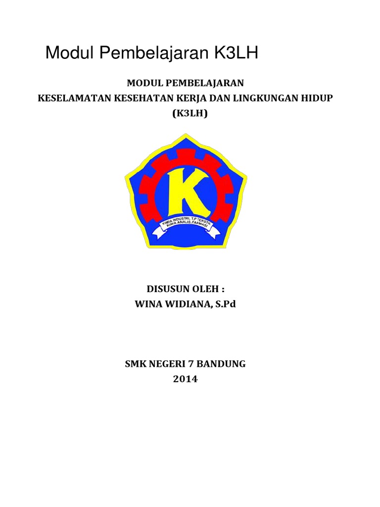 Modul Pembelajaran K3LH | PDF