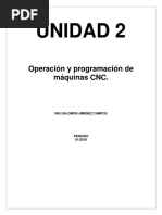 10 Ejemplos de Programacion CNC | PDF | Control numerico | Programación de computadoras