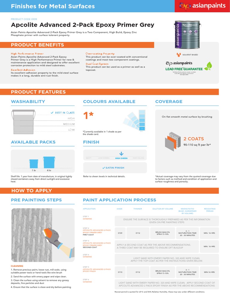 Epoxy 2pk Primer PDF | PDF | Paint | Epoxy