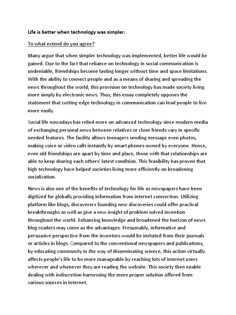 Tech's Role in Modern Social Life | PDF | News | Internet