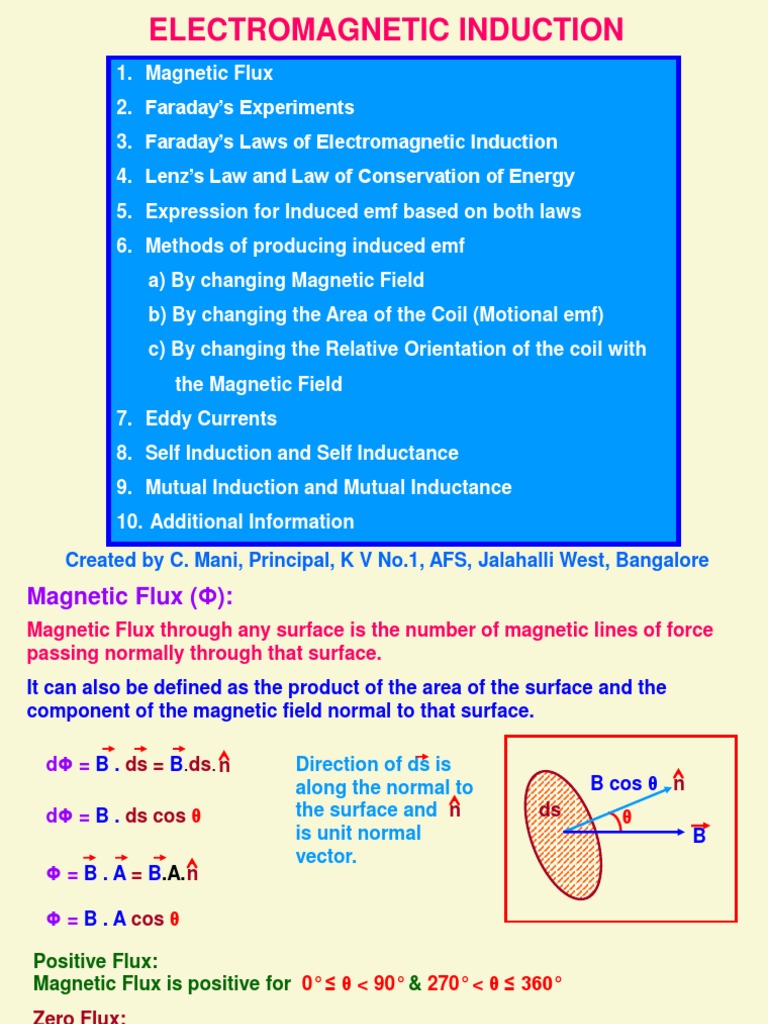 Electromagnetic Induction Explained | PDF | Electromagnetic Induction ...