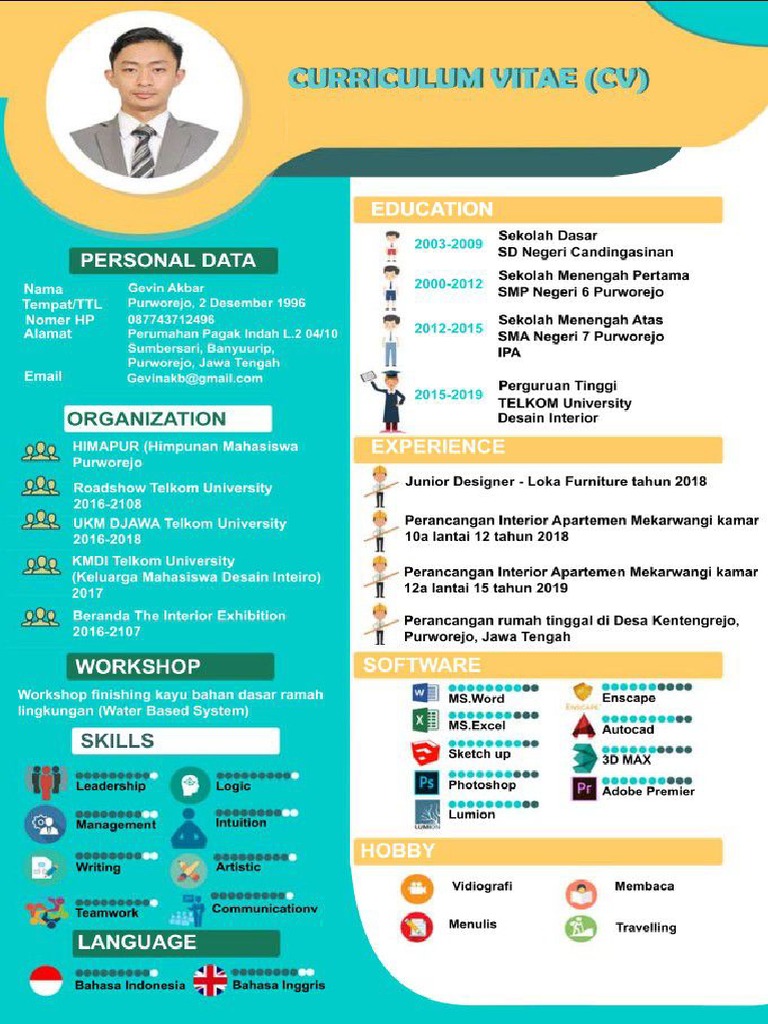 Cv. Gevin Akbar | PDF