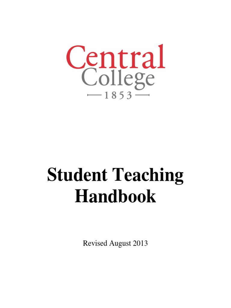 STUDENT TEACHING HANDBOOK REV August 2013 3 | PDF | Teachers | Teacher ...