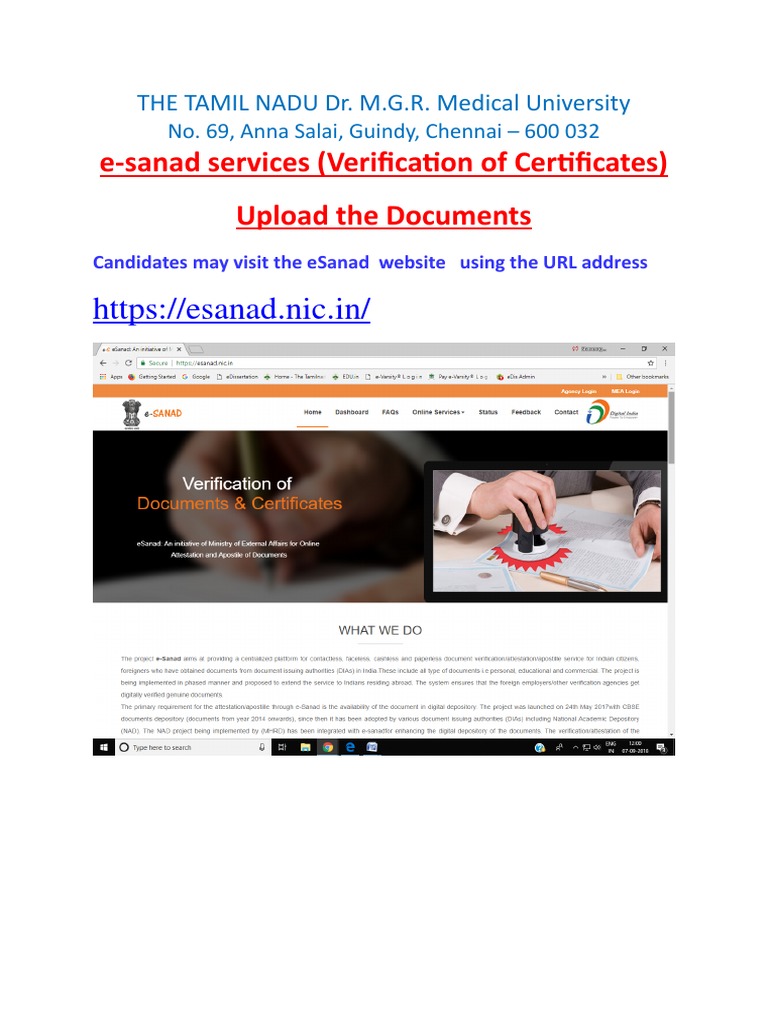 Esanad Help Upload Documents | PDF