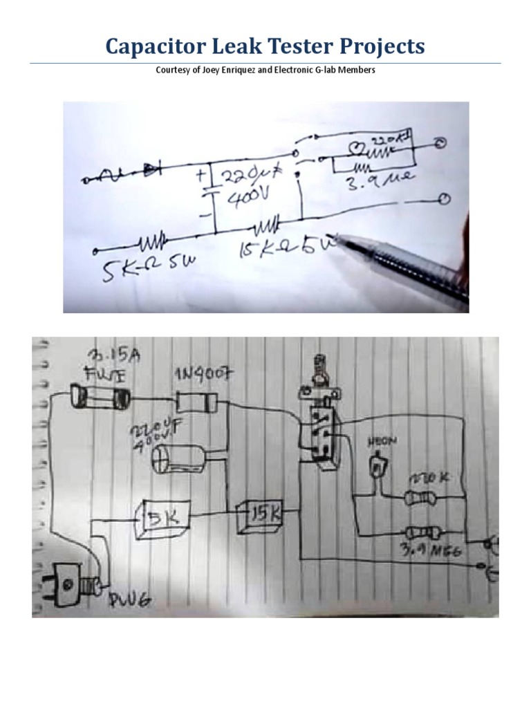 Capacitor Leak Tester | PDF