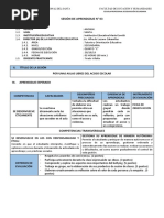 Sesión de Aprendizaje #08 PDF | PDF | Aprendizaje | Modificación de comportamiento