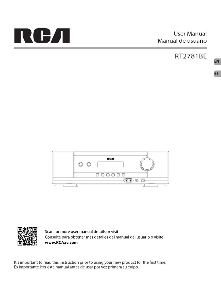 Rt2781be Ib 0708 | PDF | Loudspeaker | Radio