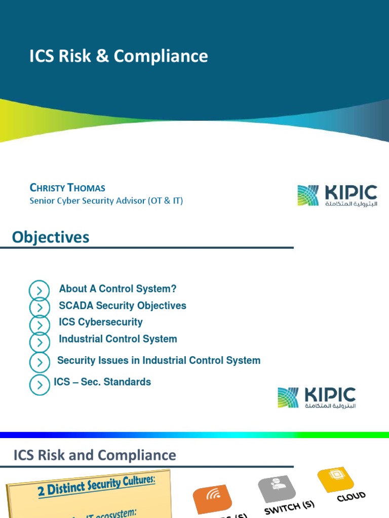 ICS Risk & Compliance - R2 | PDF | Computer Security | Security