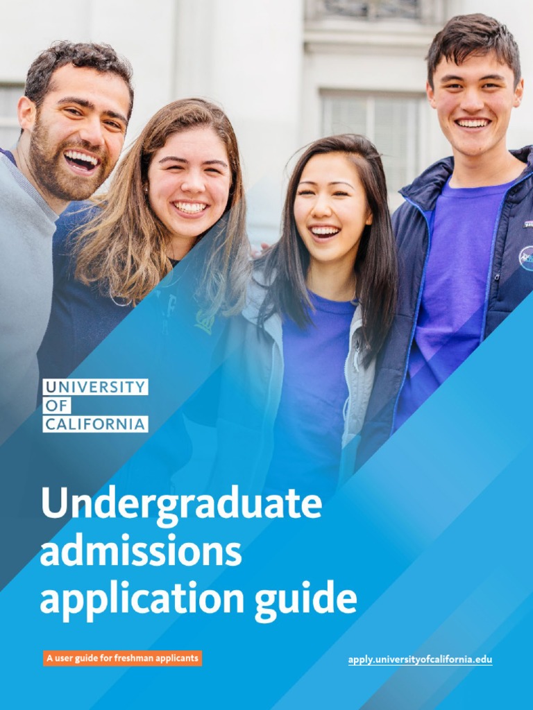 Uc Application Guide Freshman Applicants PDF | PDF | University And ...