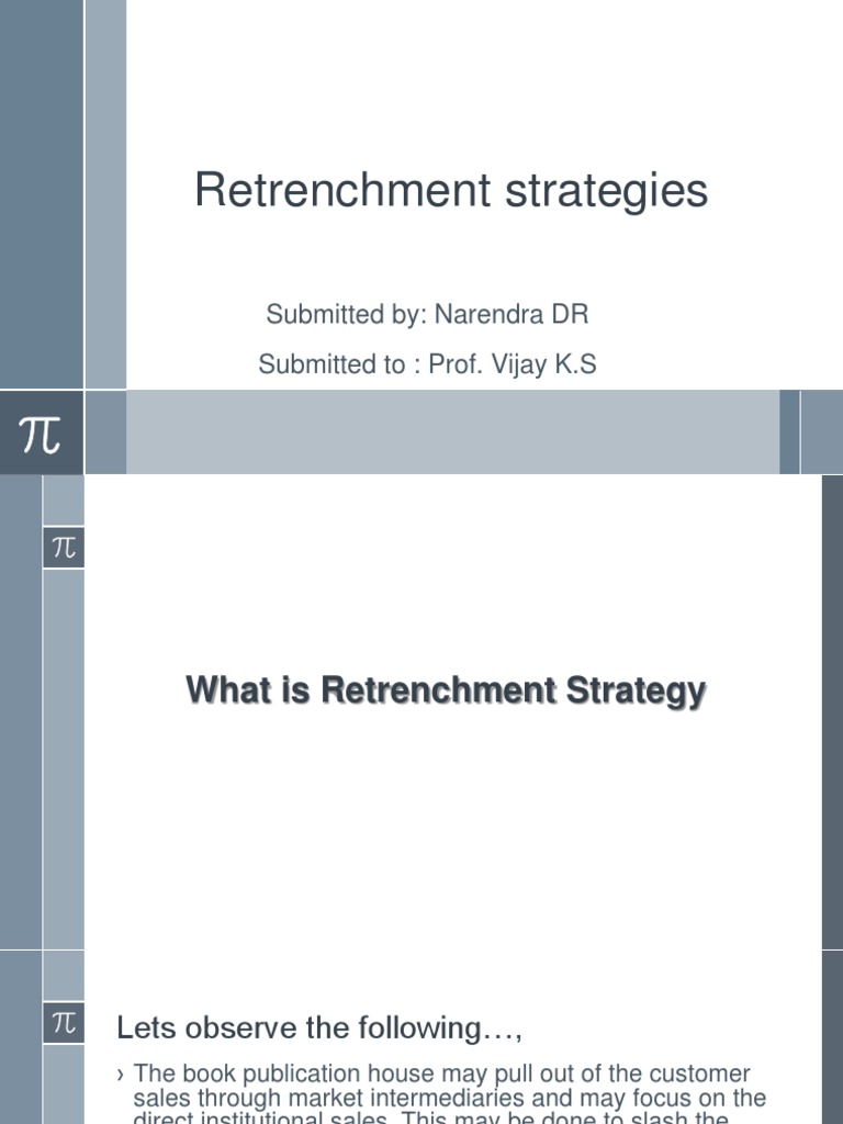 Retrenchment Strategies SM | PDF | Strategic Management | Dell Retrenchment Strategies SM | PDF | Strategic Management | Dell